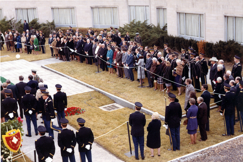 Overhead View of Crowd at Grave Site of Harry S. Truman | Harry S. Truman