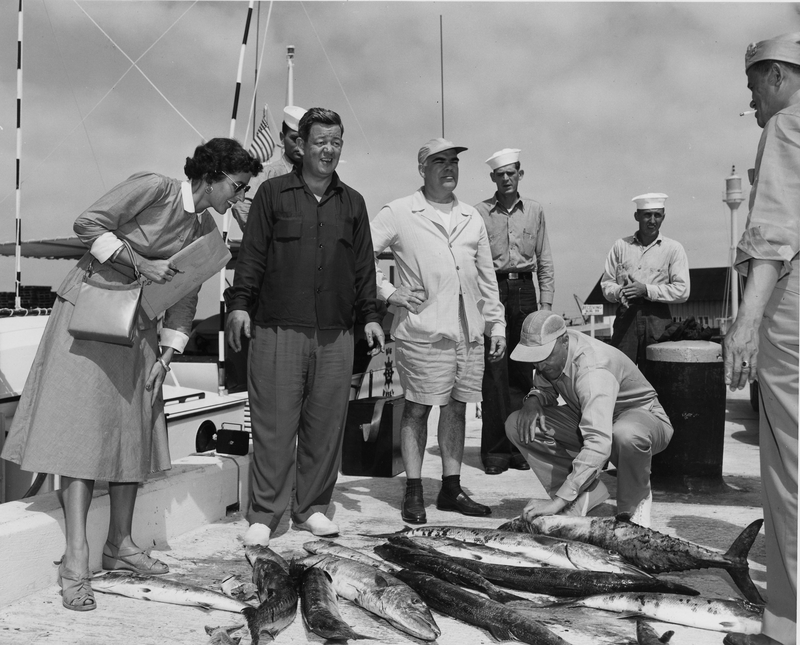 Joseph Feeney and Philleo Nash With Fish | Harry S. Truman
