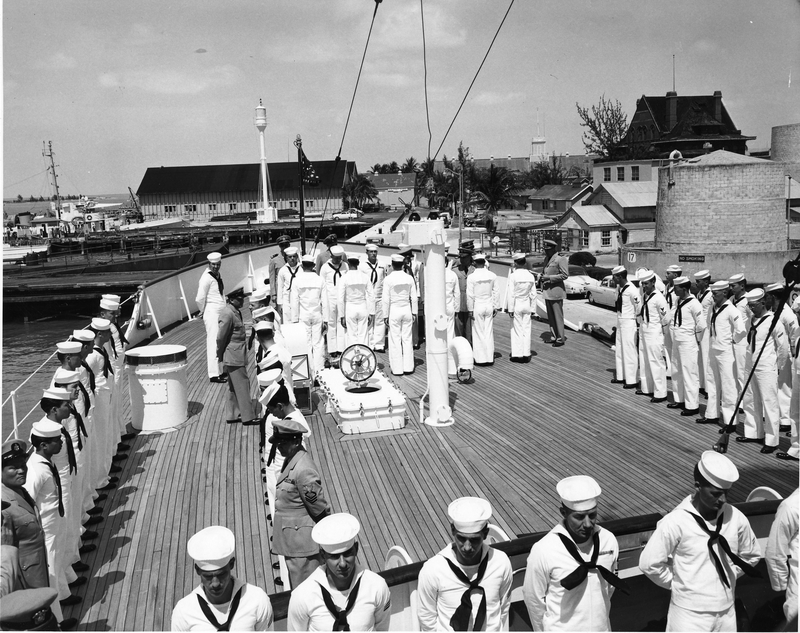 Sailors Aboard U. S. S. Williamsburg | Harry S. Truman