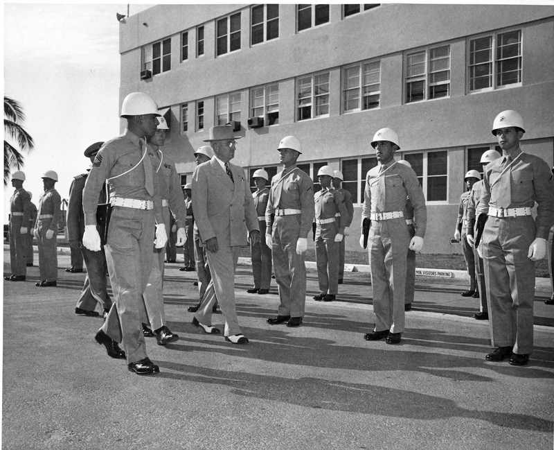 Truman Inspects the Marine Guard at Key West | Harry S. Truman