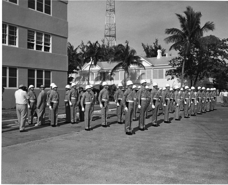 Truman Inspecting Marine Guard, Key West, Florida | Harry S. Truman