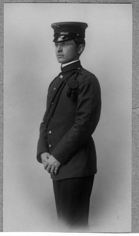 Portrait of Harry S. Truman in the uniform of the Missouri National ...
