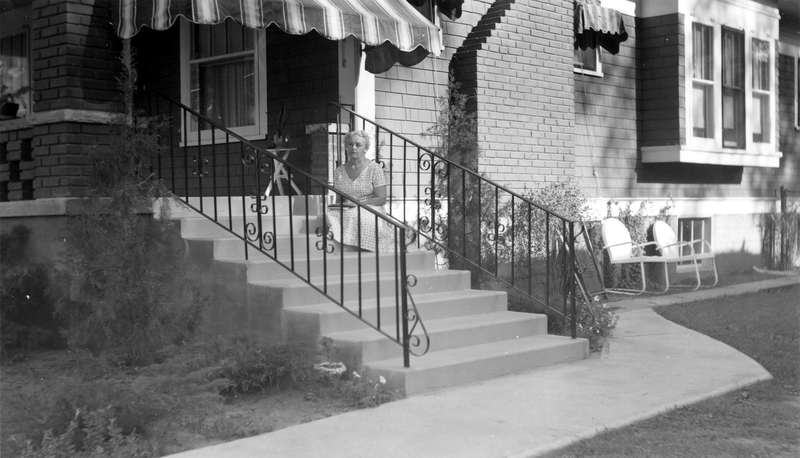 Natalie Ott Wallace on Her Porch | Harry S. Truman