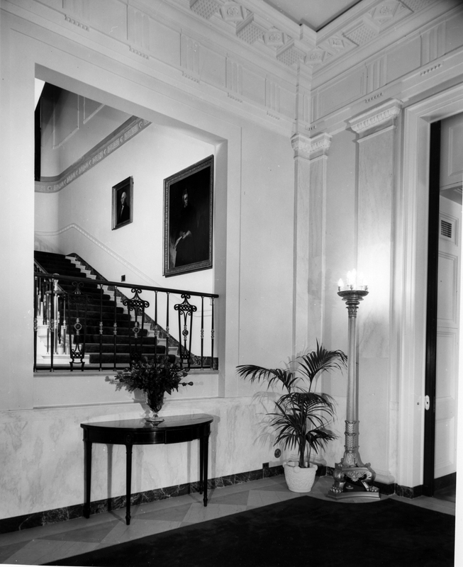 Views of the Entrance Hall at the White House | Harry S. Truman