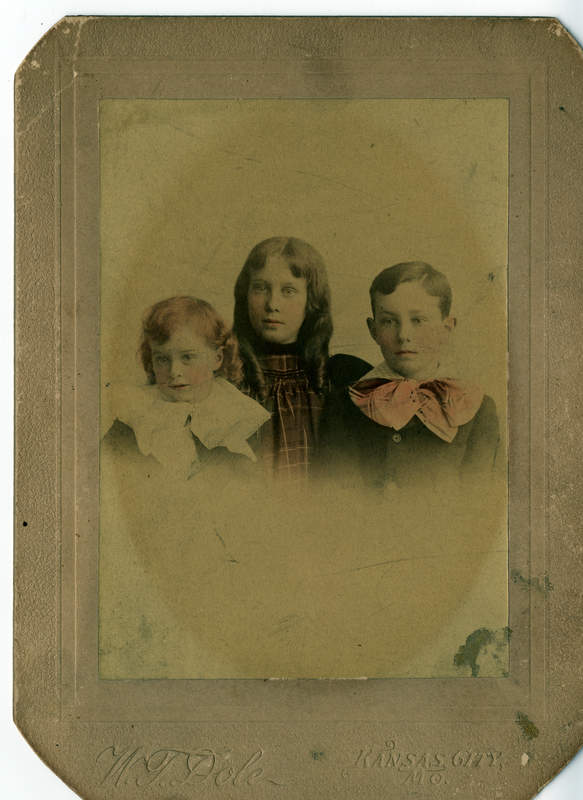 Color-Tinted Portrait of Wallace Children | Harry S. Truman