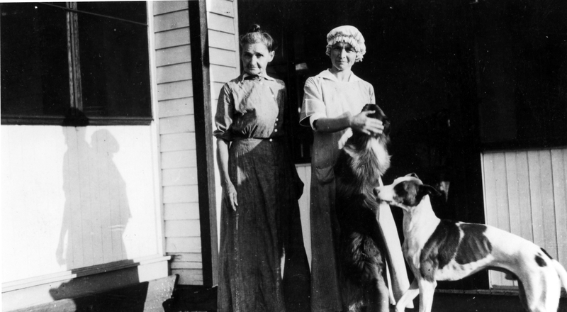 Martha Ellen Truman and Mary Jane Truman on farm | Harry S. Truman