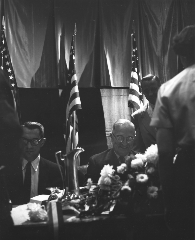 Harry Truman Signing his First Edition Memoirs | Harry S. Truman