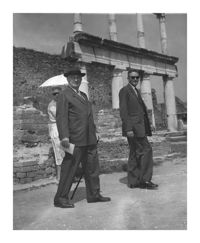 Harry S. Truman Viewing Roman Ruins | Harry S. Truman