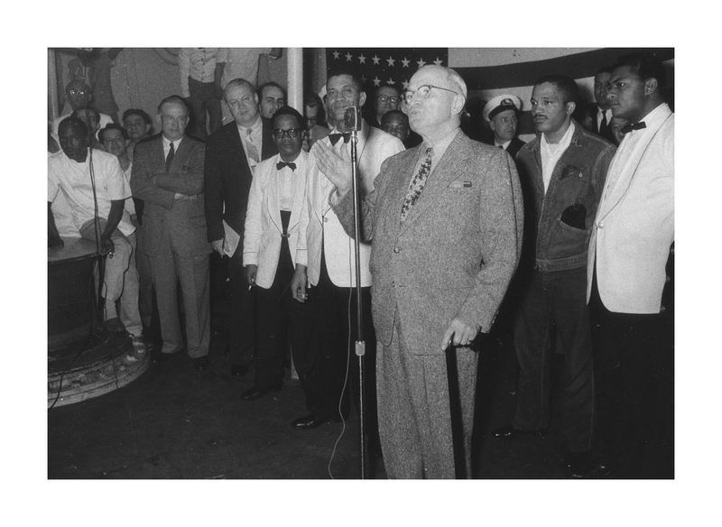 Harry S. Truman Speaks to People Aboard the S.S. United States | Harry ...