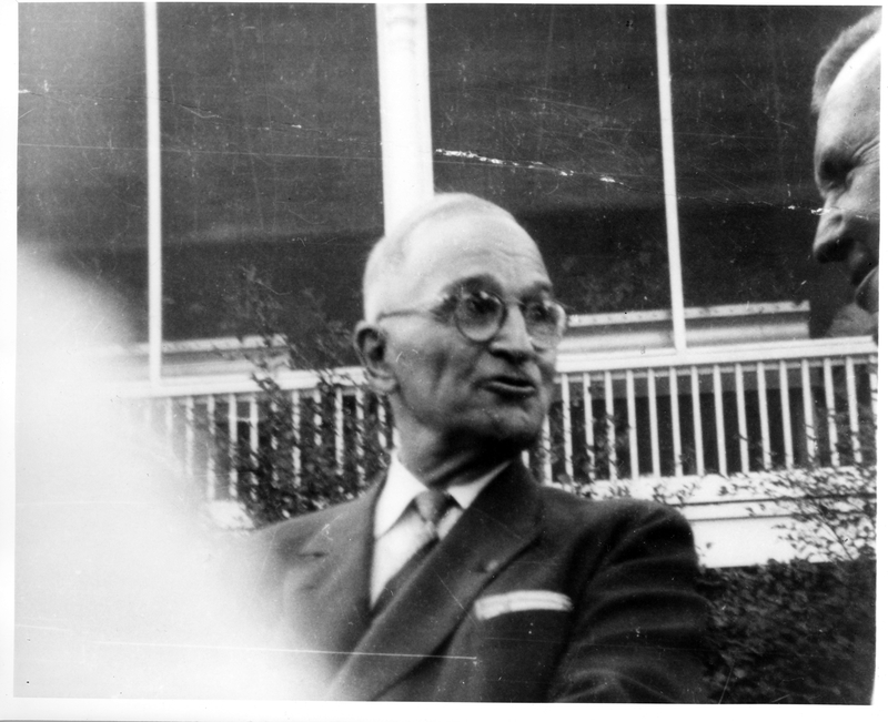 Former President Harry S. Truman at Home in Independence Missouri ...