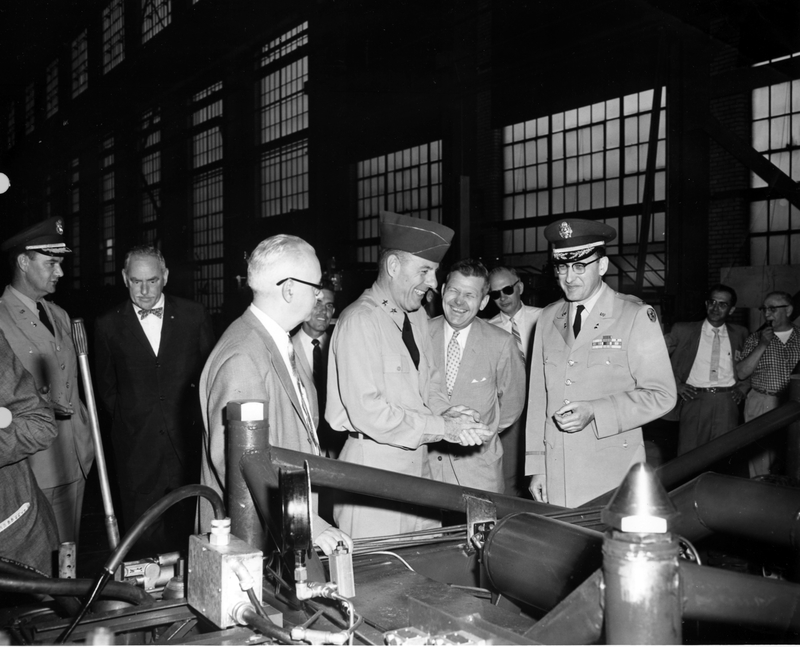 Dean Acheson at a Naval Gun Factory | Harry S. Truman