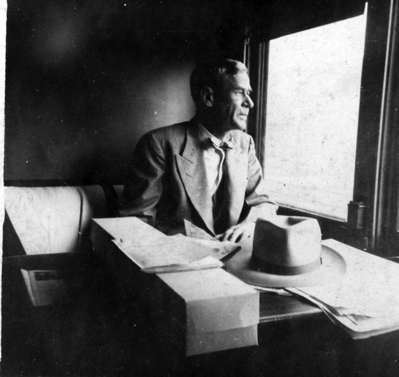 Charles Ross on the Presidential Train | Harry S. Truman