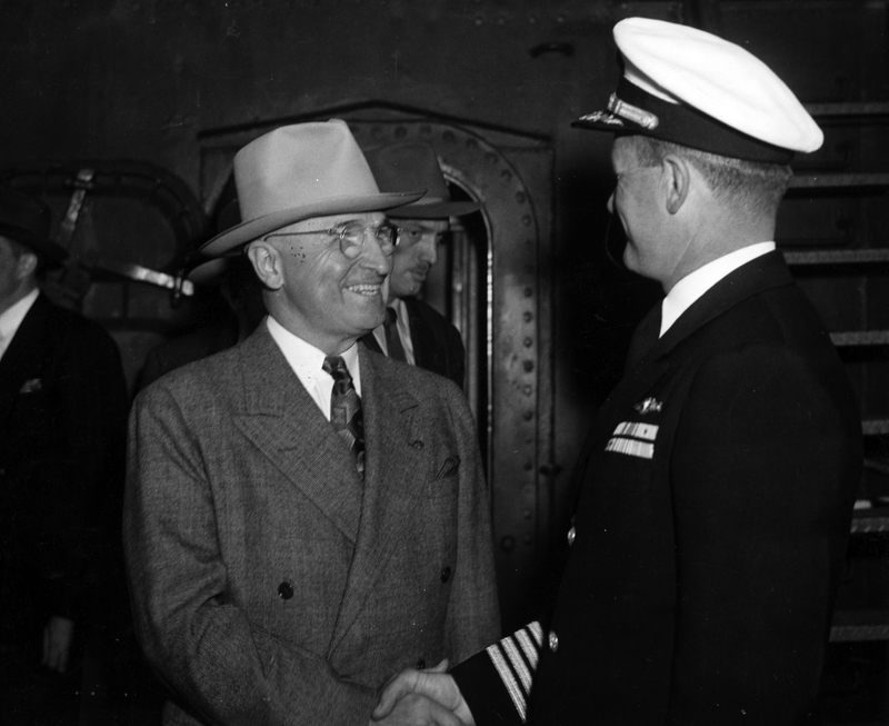 The President and Captain Foskett | Harry S. Truman