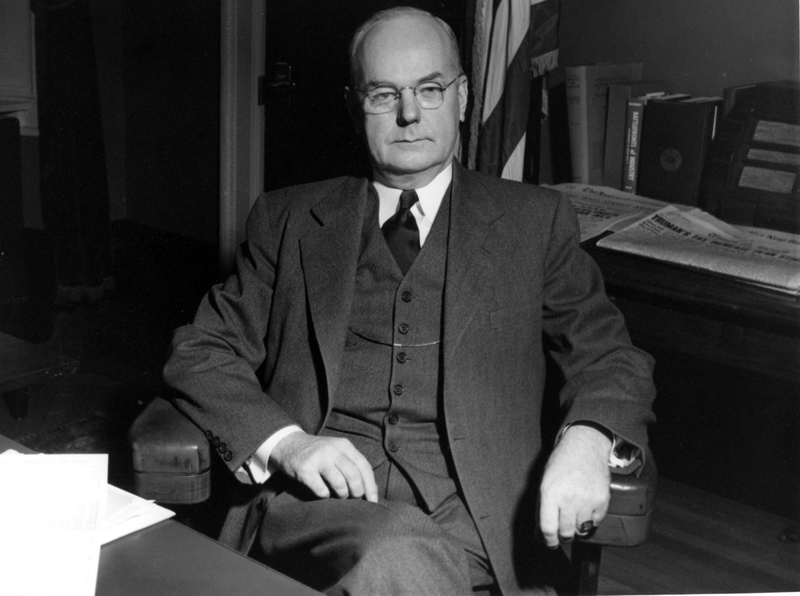 Portrait of John W. Snyder at Desk | Harry S. Truman