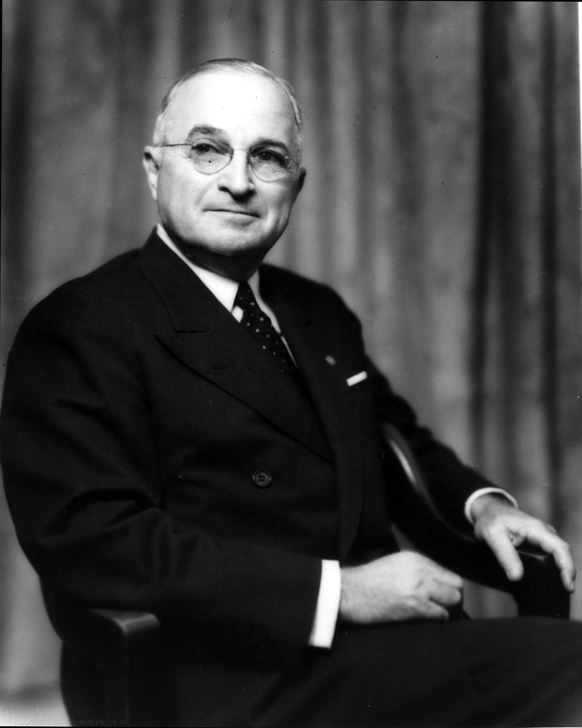 Portrait of President Truman seated in chair | Harry S. Truman