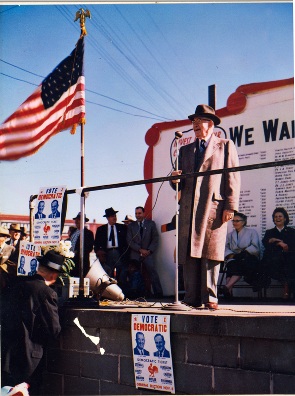 Vice President Alben W. Barkley at Outdoor Rally | Harry S. Truman