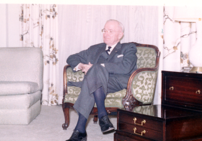 Former President Truman in an Informal Pose in a Color Portrait | Harry ...
