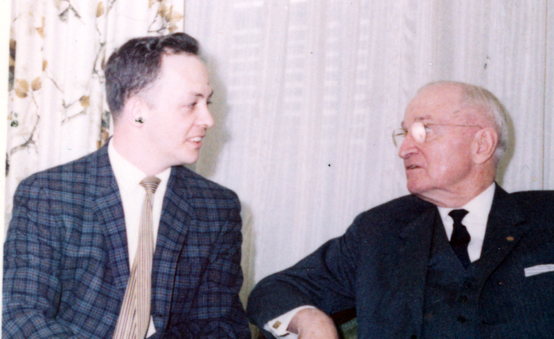 Informal Portrait of Former President Truman with an Unidentified Man ...