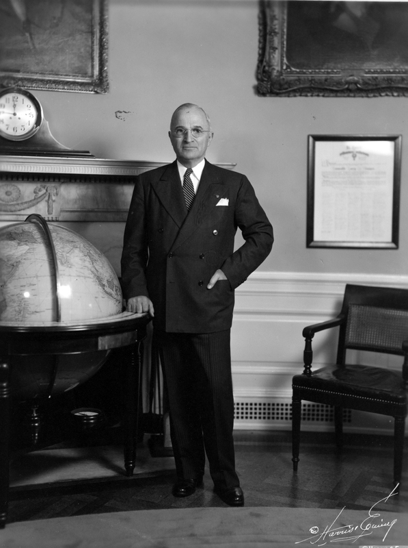 Full-length Portrait of Harry S. Truman by Harris and Ewing | Harry S ...