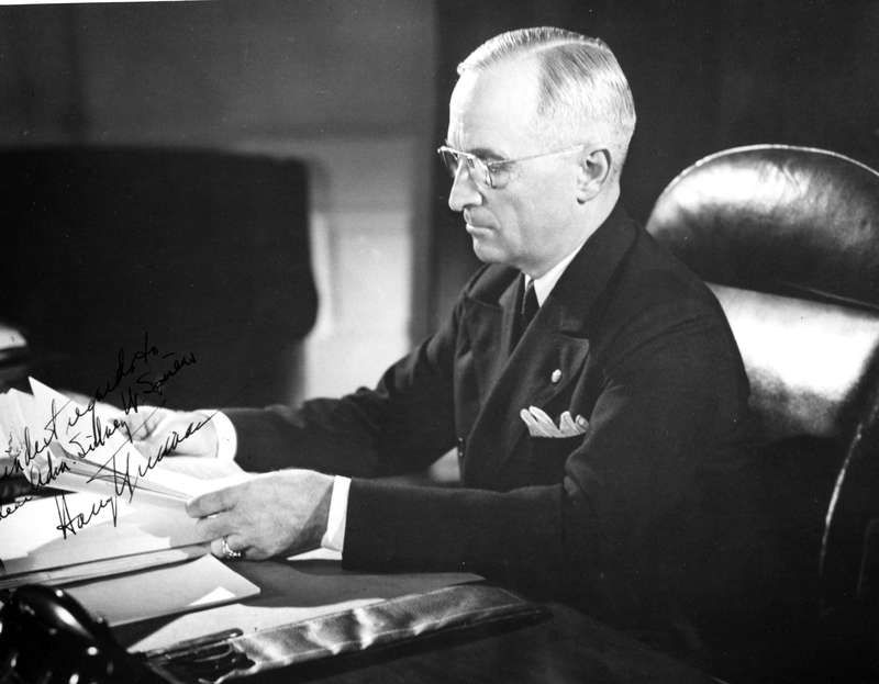 Official photograph of Harry S. Truman during his first term | Harry S ...