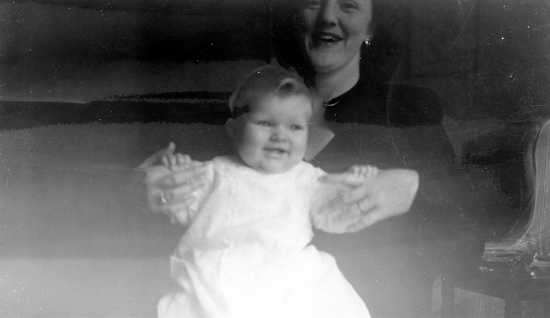 Sarah Webb being held by her mother, Patsy Webb | Harry S. Truman