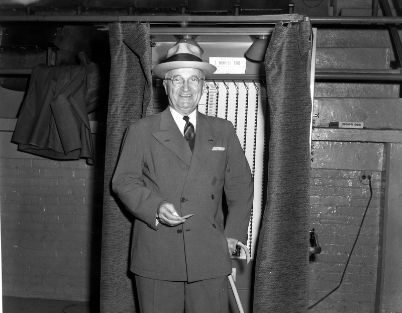 Truman voting | Harry S. Truman
