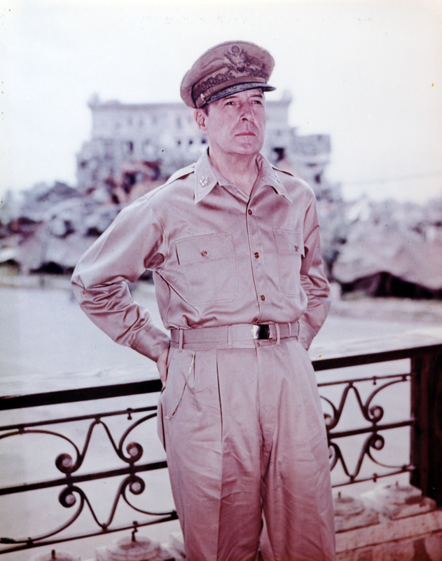 Color portrait of Douglas A. MacArthur, Army General | Harry S. Truman
