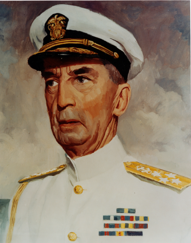 Portrait painting of William D. Leahy, Fleet Admiral | Harry S. Truman