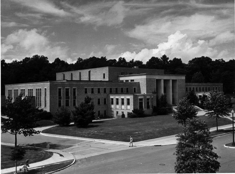 Building at U. S. Marine Corps Training School at Quantico, Virginia ...
