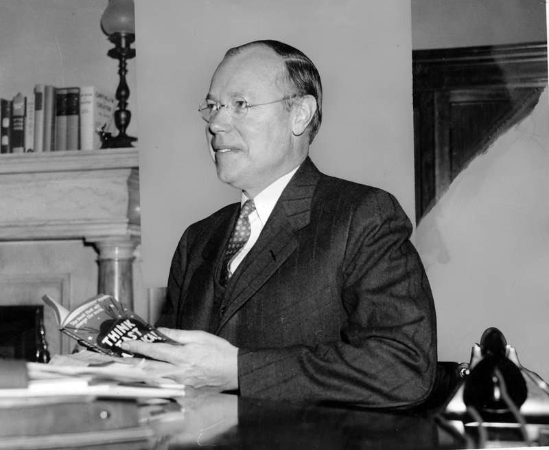 Robert A. Taft at desk | Harry S. Truman