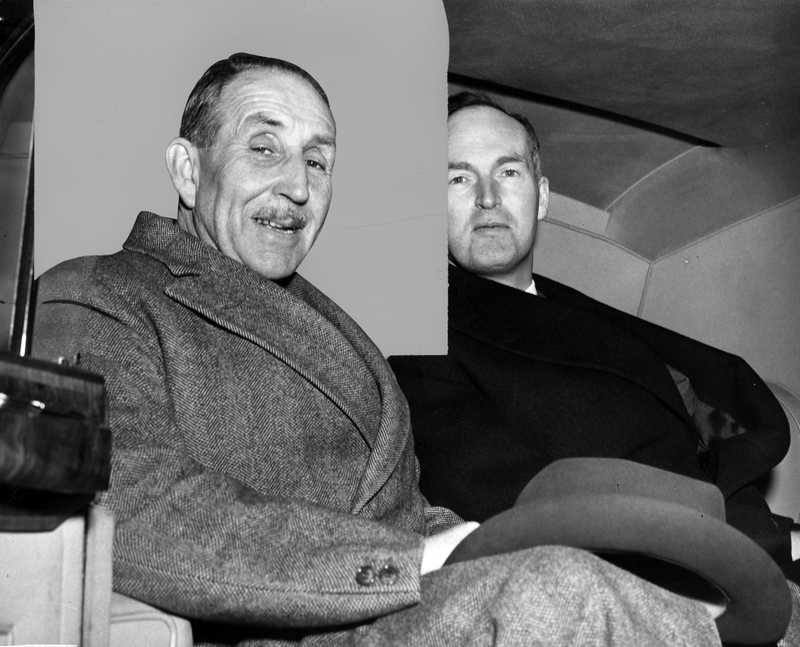 A Photograph of Sir Basil Brooke and Sir Oliver Franks | Harry S. Truman