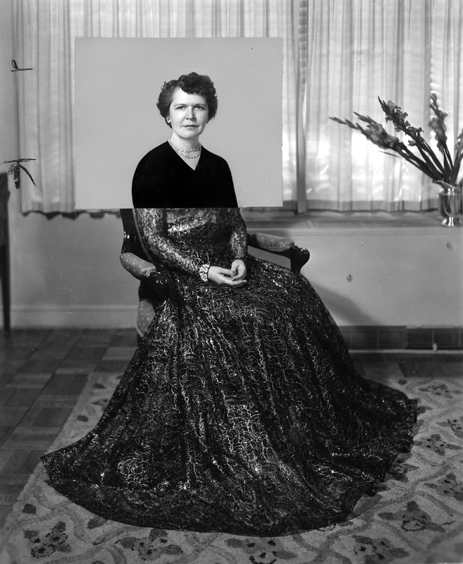 Photo of Georgia Neese Clark in a long formal dress | Harry S. Truman