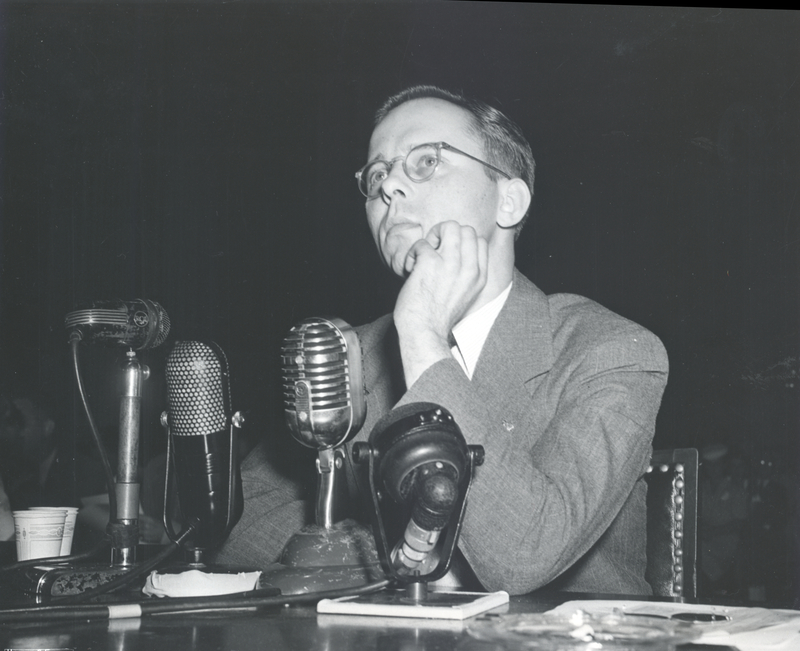 Photo of Duncan Lee as he Appeared Before the House Un-American ...