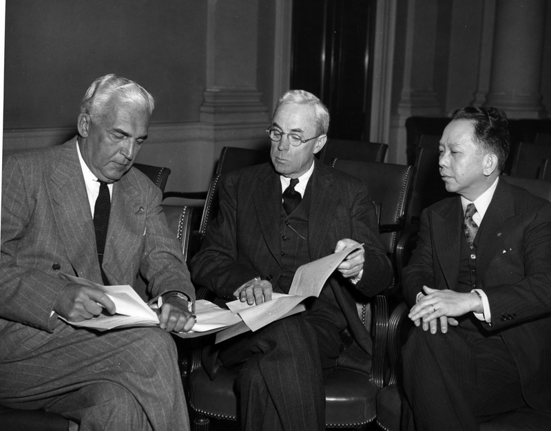 Photo of General Carlos P. Romulo of the Philippines with Paul V ...