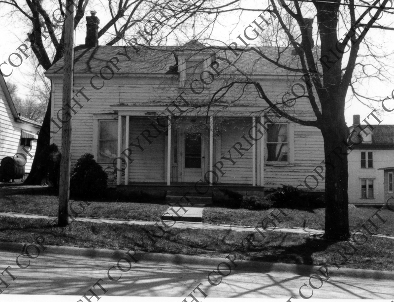 House on Cherry Street in Port Byron, Illinois, home of George ...