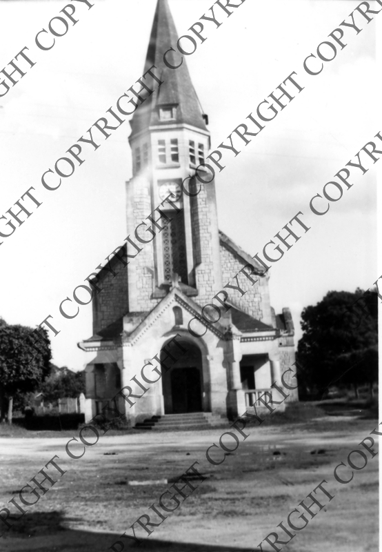 Snapshot of church at Cheppy, the Argonne, France | Harry S. Truman