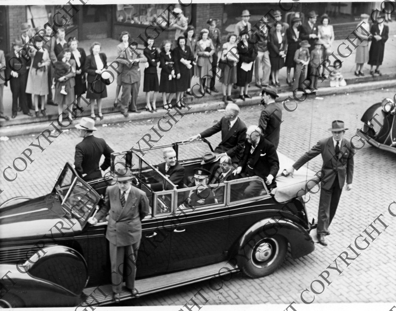 Winston Churchill and Harry S. Truman Ride in Car | Harry S. Truman