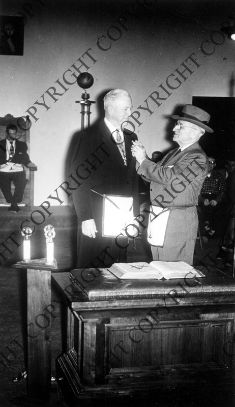 Truman at Masonic ceremony | Harry S. Truman