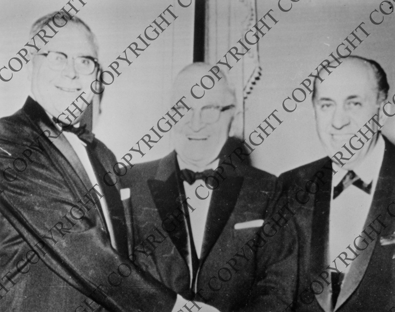 Morris A. Shenker, former President Harry S. Truman, and Dr. Norm ...