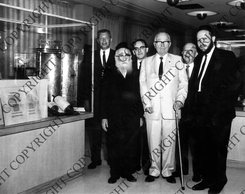 Former President Harry S. Truman with Rabbi Isser Yehuda Unterman of ...