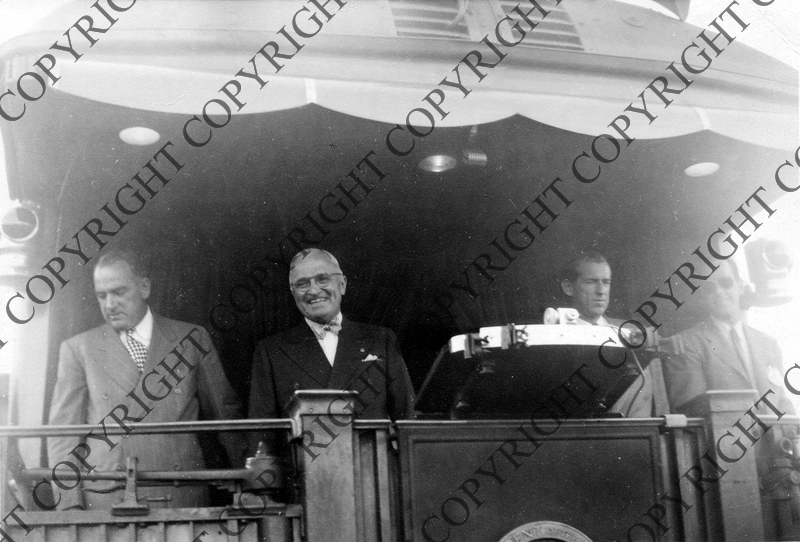 Truman making a whistlestop in Sacramento, California | Harry S. Truman