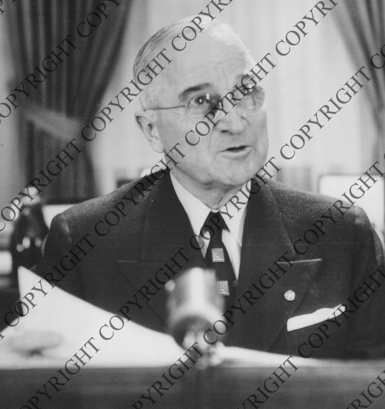 President Harry S. Truman delivered his farewell speech to the nation ...