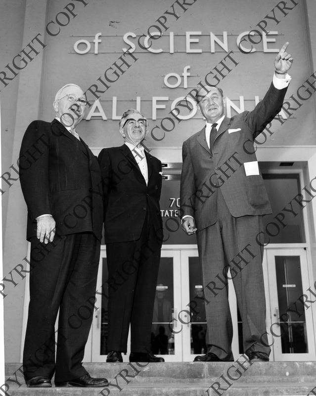 Harry Truman stands with Edwin Pauley and an Unidentified Man | Harry S ...