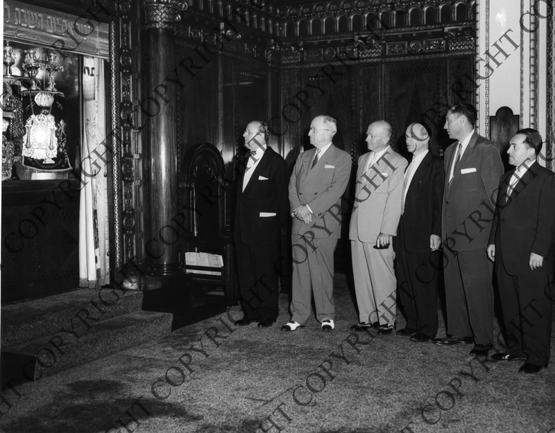 Former President Truman with Jewish Friends in Synagogue | Harry S. Truman