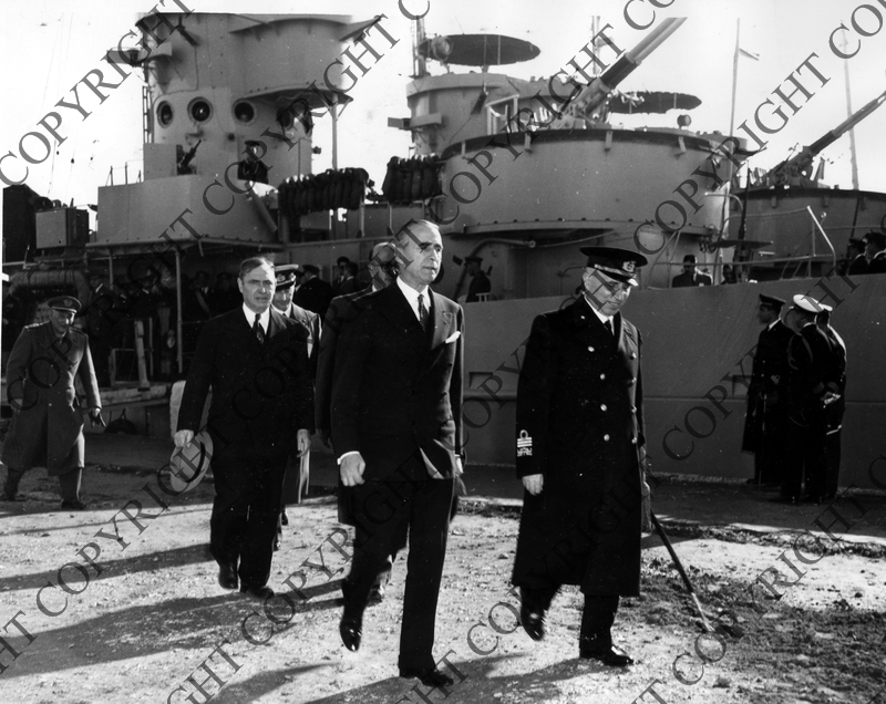 Ambassador James C. Dunn Attending Naval Exchange Ceremony Held in ...