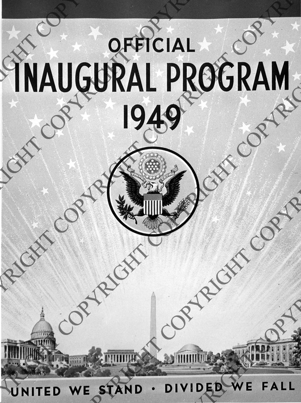 Official 1949 Inaugural Program | Harry S. Truman