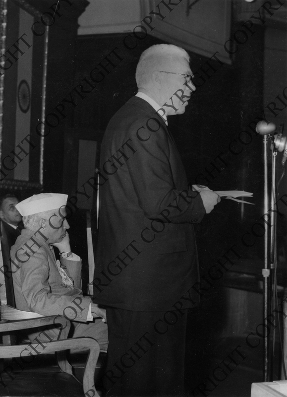 Stuart A. Rice Speaking at Meeting | Harry S. Truman