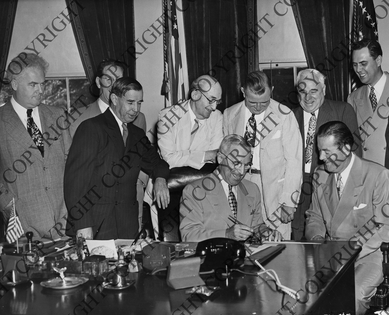 Truman Signing Air Mail Bill | Harry S. Truman