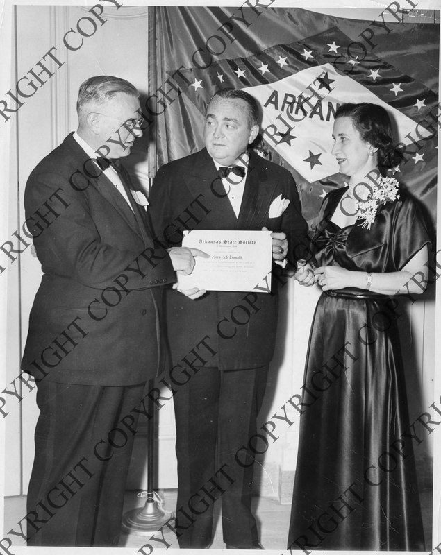 Arch McDonald Receives Recognition as Outstanding Son of Arkansas ...