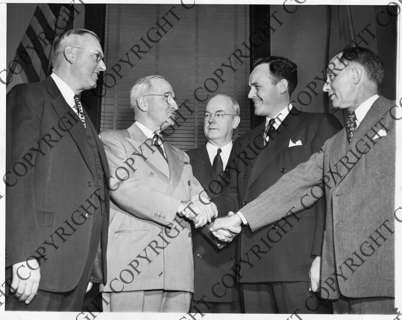 President Harry S. Truman Visits with the Arkansas State Society ...